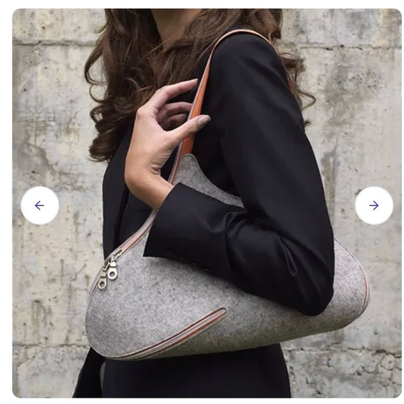 josh jakus | Bags | Josh Jakus Ecofriendly Industrial Wool Felt Purse ...